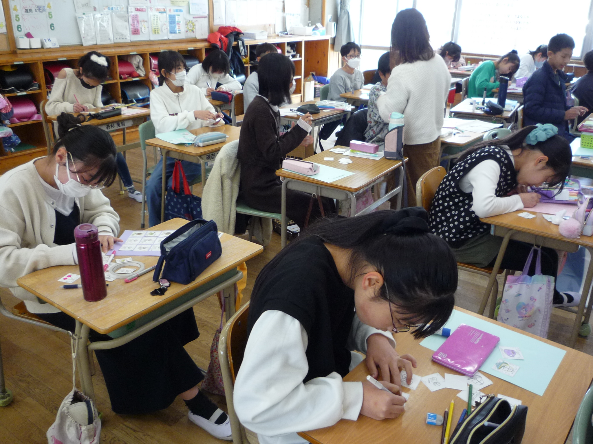 6年生 ～メッセージ交換～